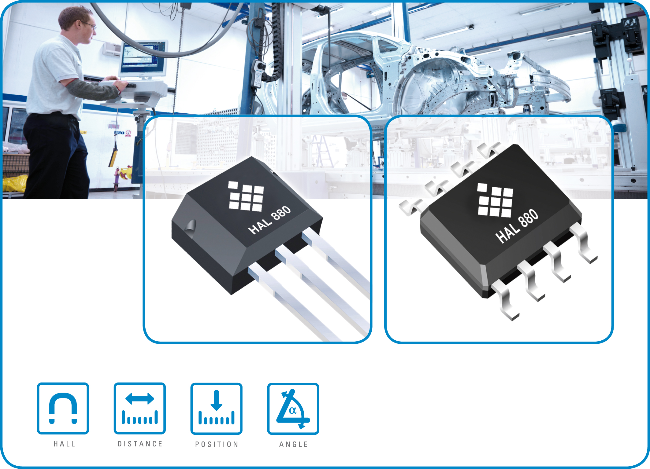 Micronas now offers the successful HAL 880 linear Hall sensor in SMD ...